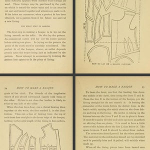 A COMPLETE GUIDE to DRESSMAKING 1892 Book Design Your Own Vintage ...