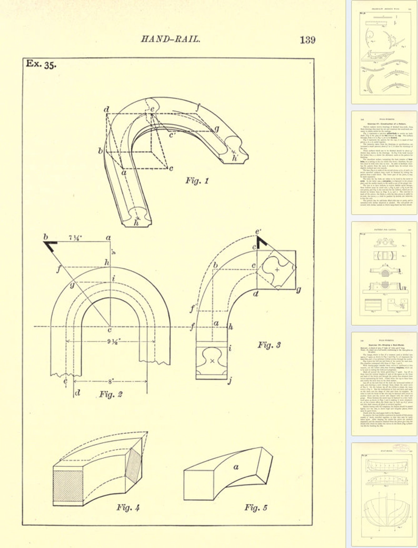 39 EXERCISES in WOODWORKING Rare Illustrated Educational Tutorial Book ...