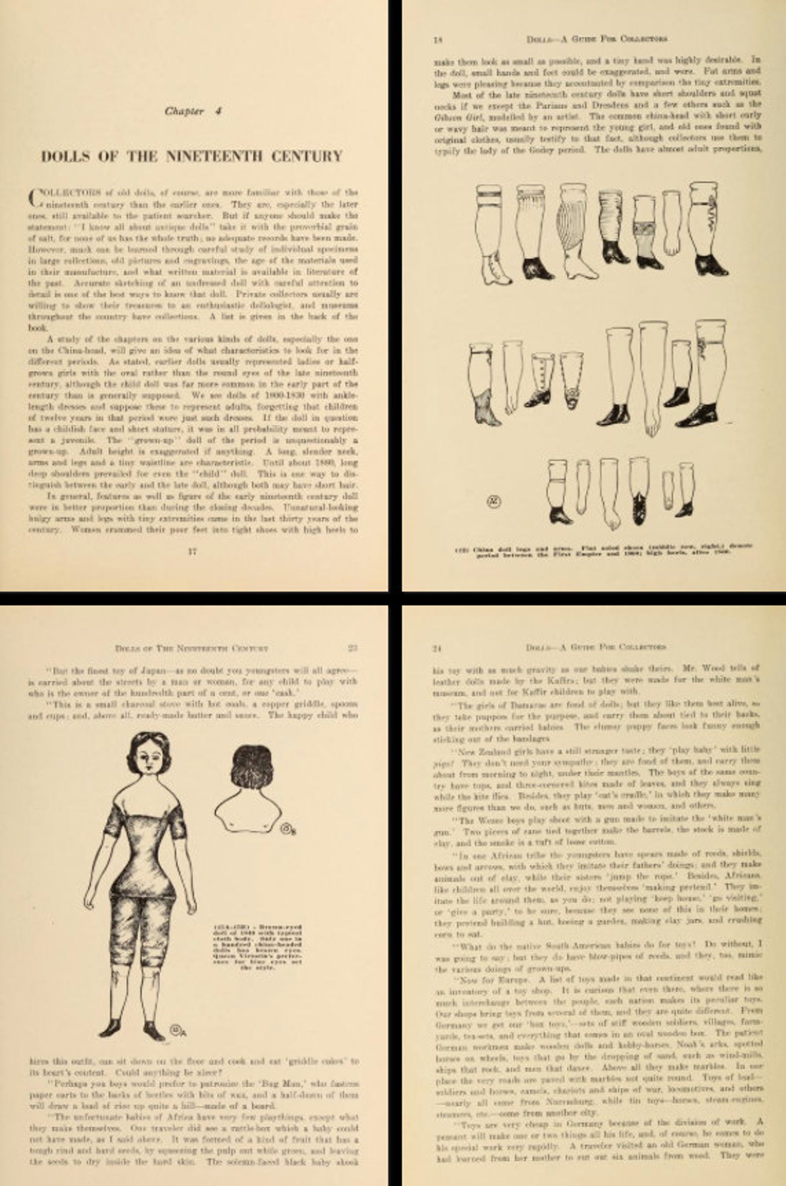 Illustrated Guide to DOLL COLLECTING RARE Collectors Reference Book 209 ...