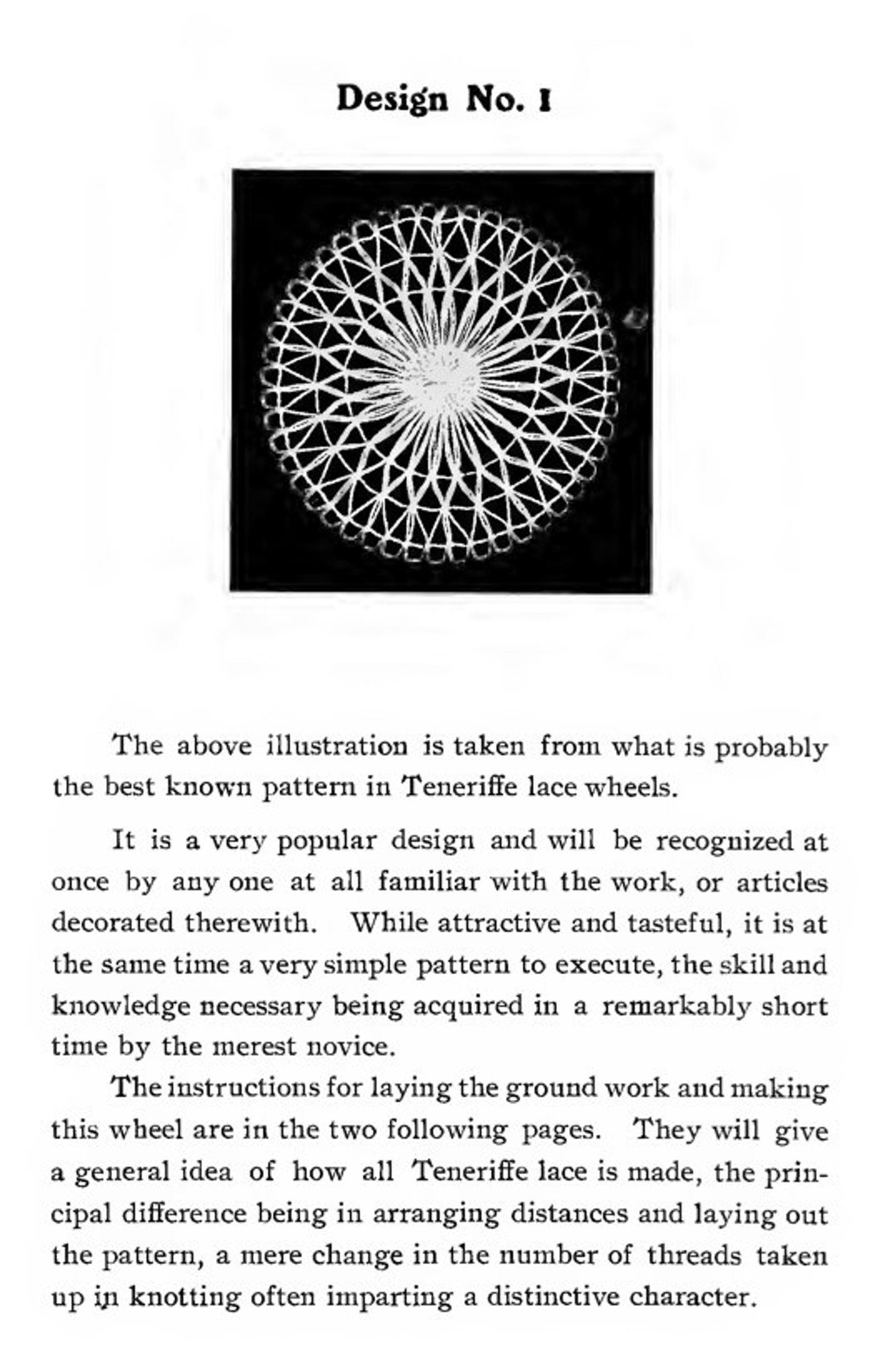 45 Teneriffe Lace Designs and Instructions 48 Pages Lace Patterns With ...