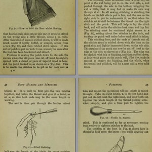 How to Make and Repair BOOTS and SHOES 158 Pages Illustrated Book ...