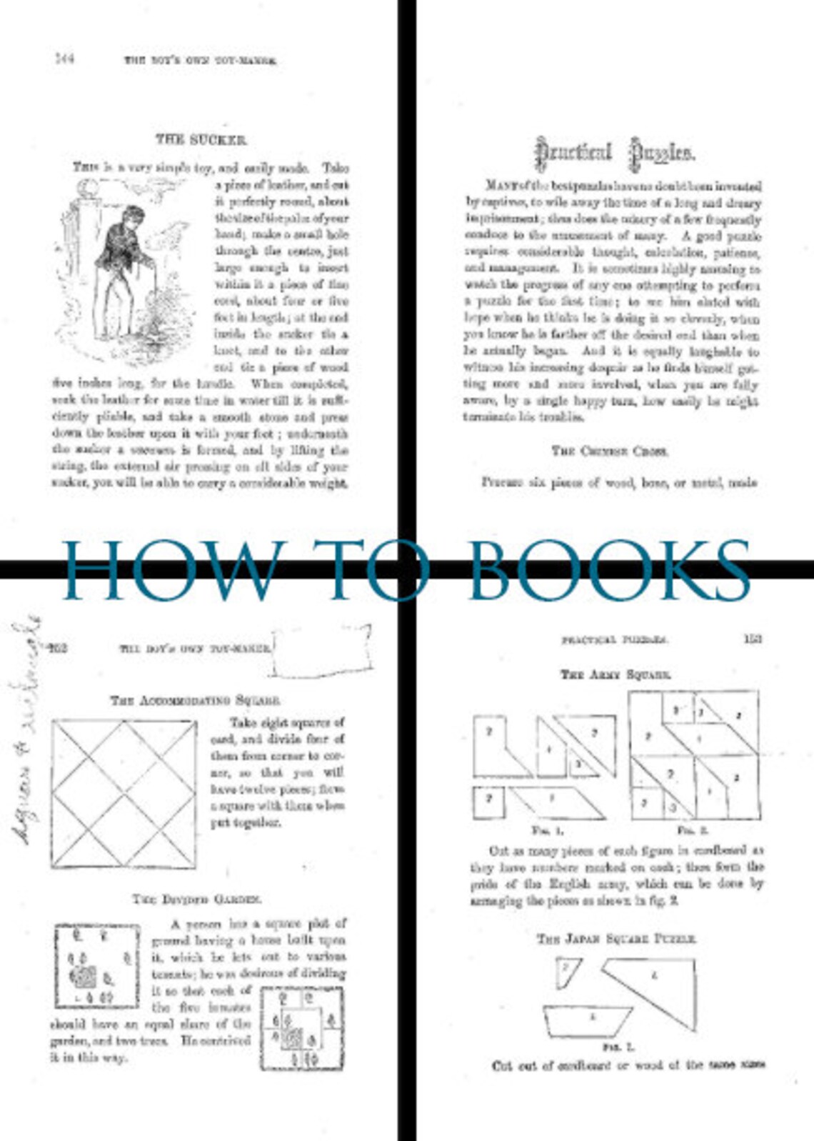 Illustrated How to MAKE TOYS for BOYS Instructions on Vintage - Etsy