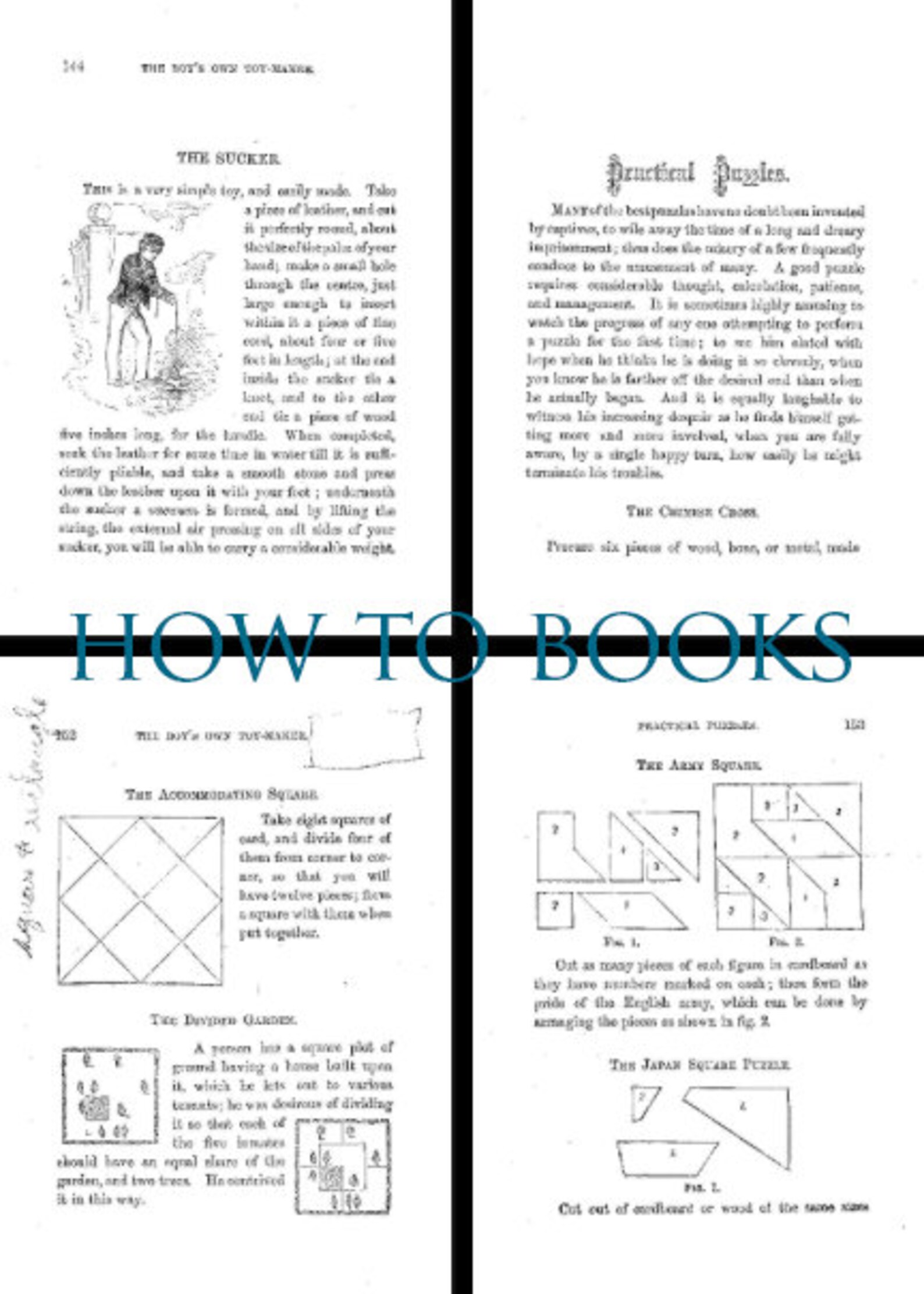 Illustrated How to MAKE TOYS for BOYS Instructions on Vintage - Etsy