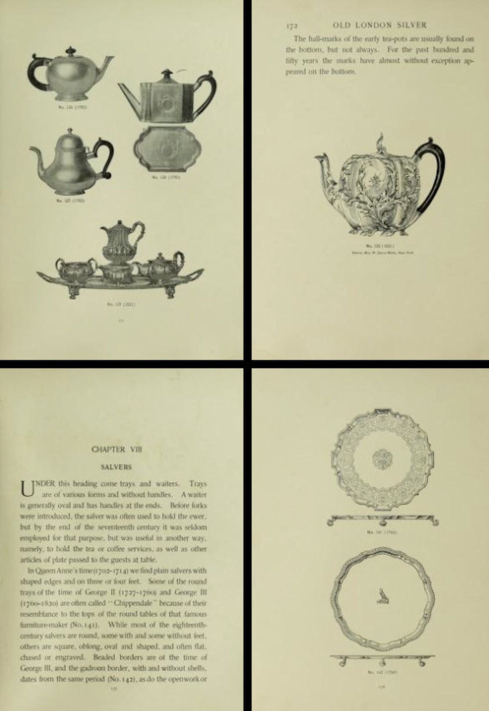 The History Makers and Marks of Old LONDON SILVER ~ RARE Reference ...