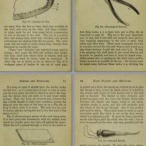 How to Make and Repair BOOTS and SHOES 158 Pages Illustrated Book ...
