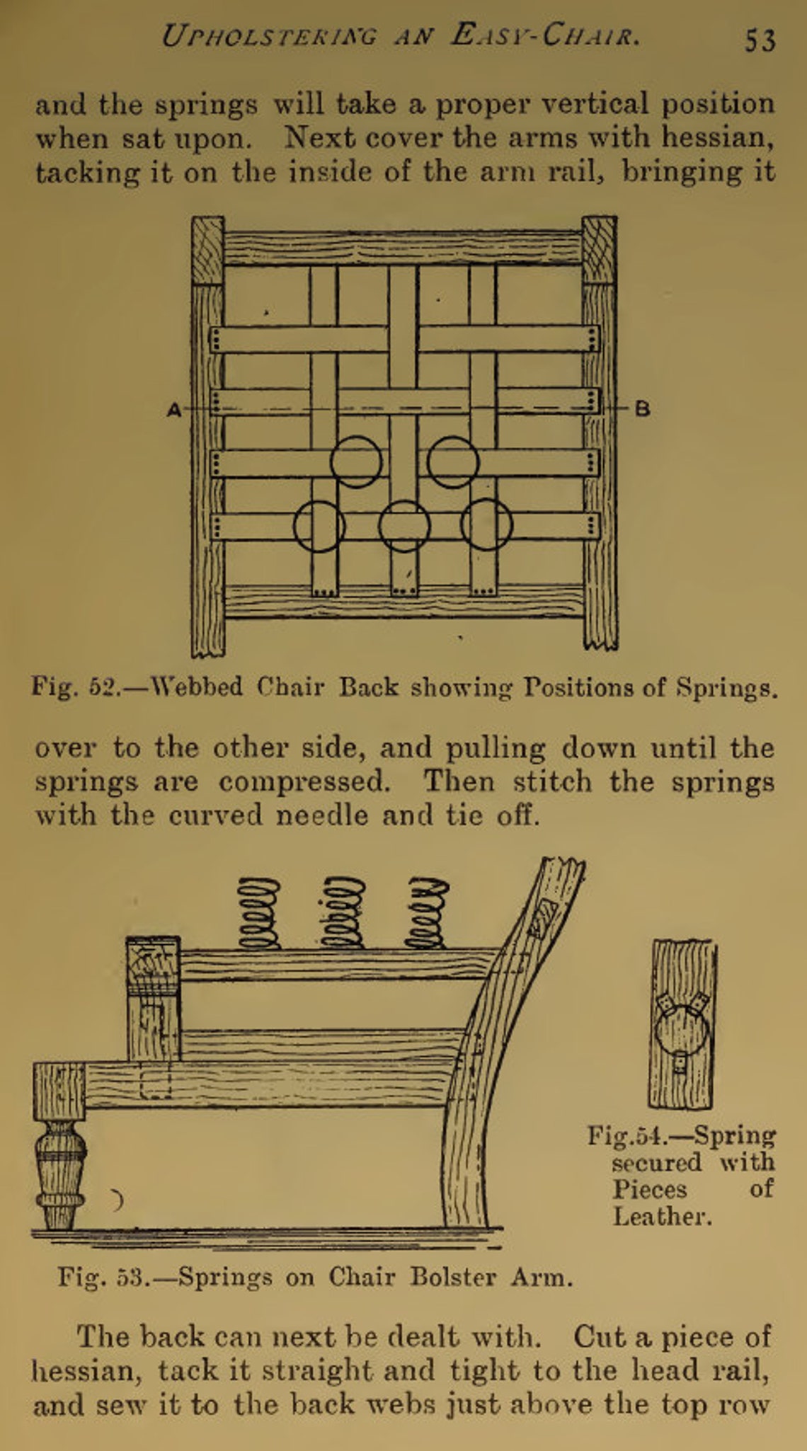 Learn How to Upholster Antique Furniture Rare Illustrated Book Teaches ...
