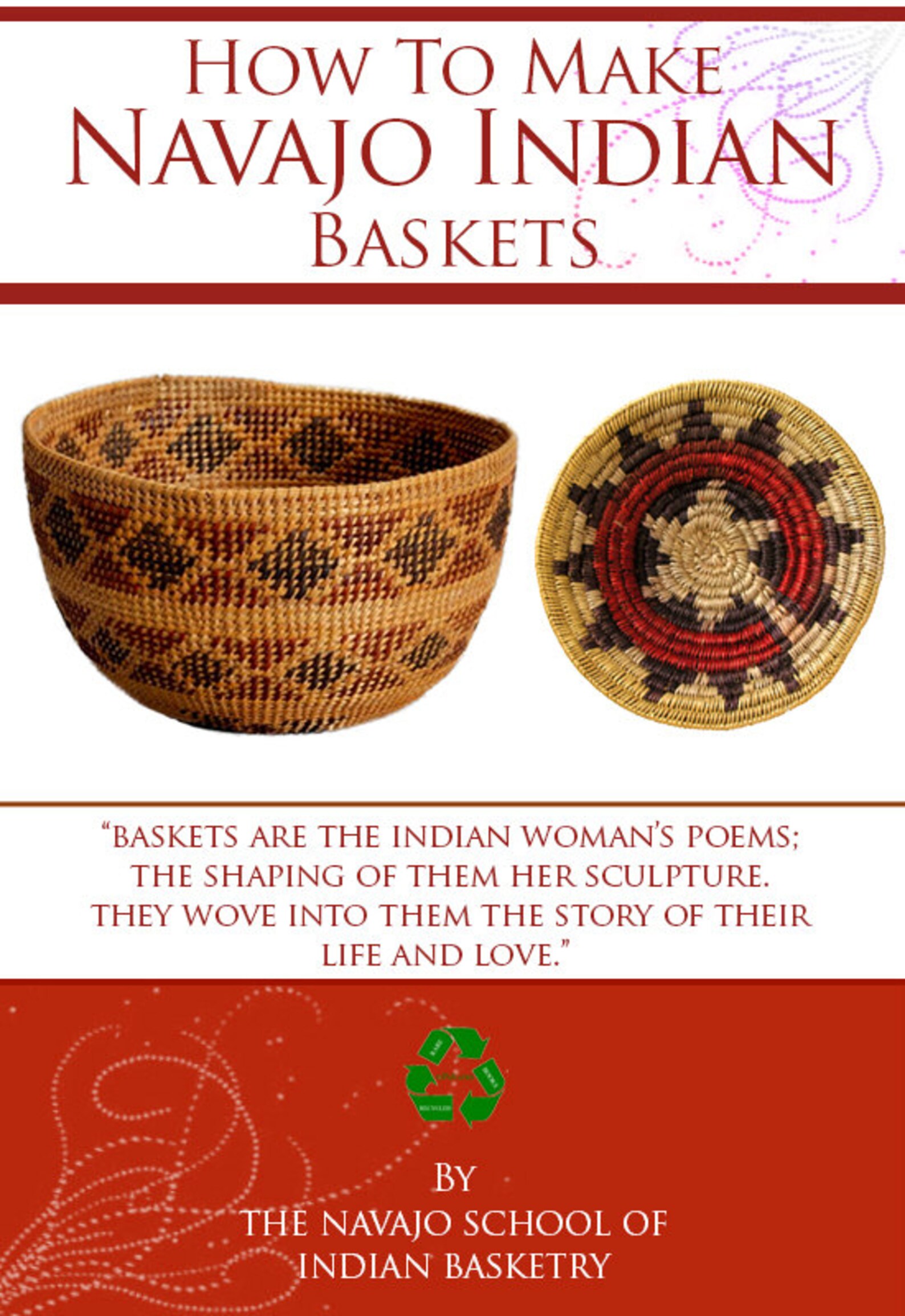 NAVAJO INDIAN BASKET Weaving Learn How to Make Native American - Etsy