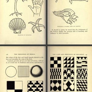 The PRINCIPLES of DESIGN Rare Illustrated 209 Page Textbook on ...