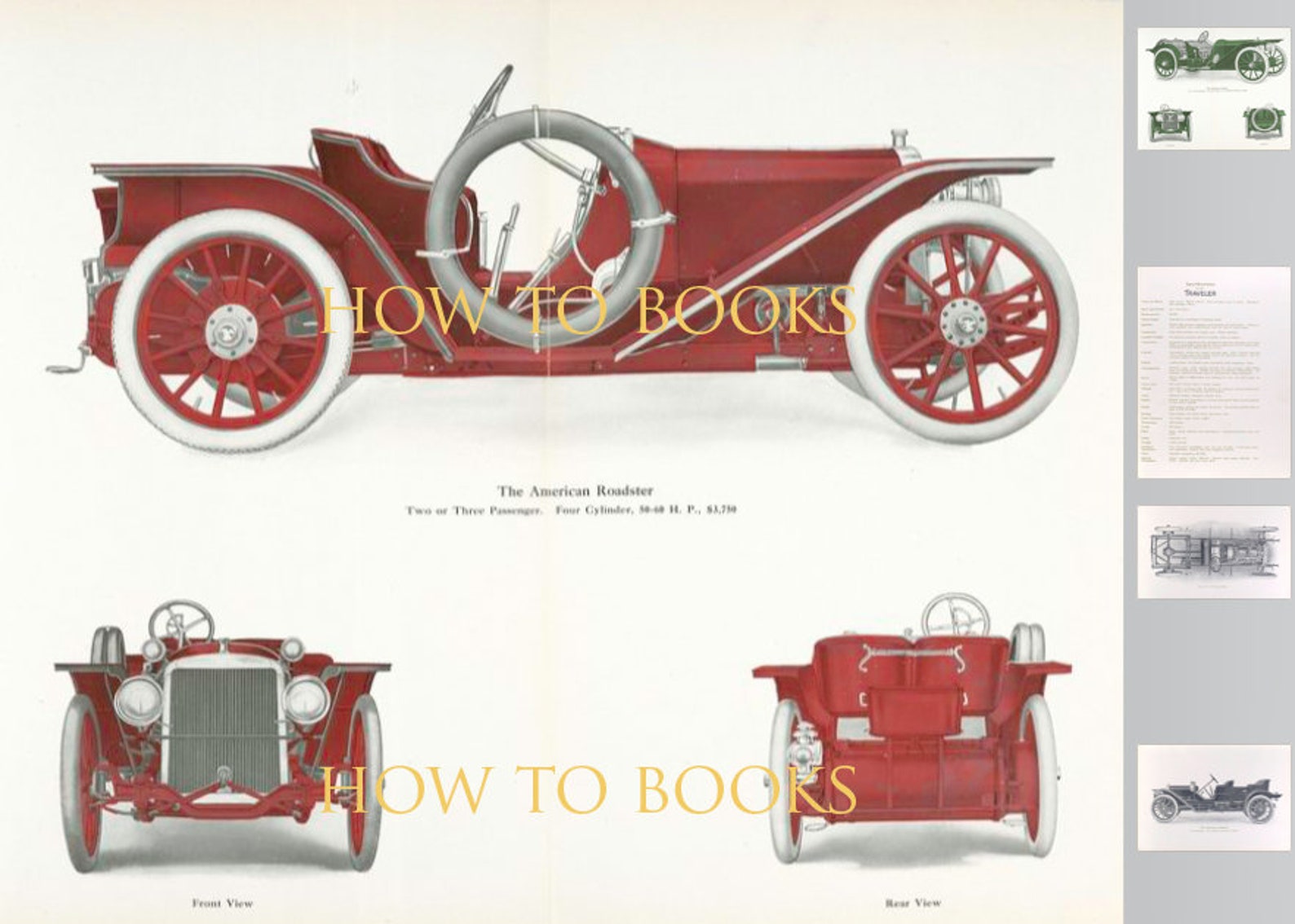 RARE 1909 American Motor Car Company Catalog For The | Etsy