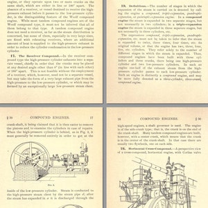 The STEAM ENGINE a Rare ILLUSTRATED Textbook on Steam Engineering 584 ...