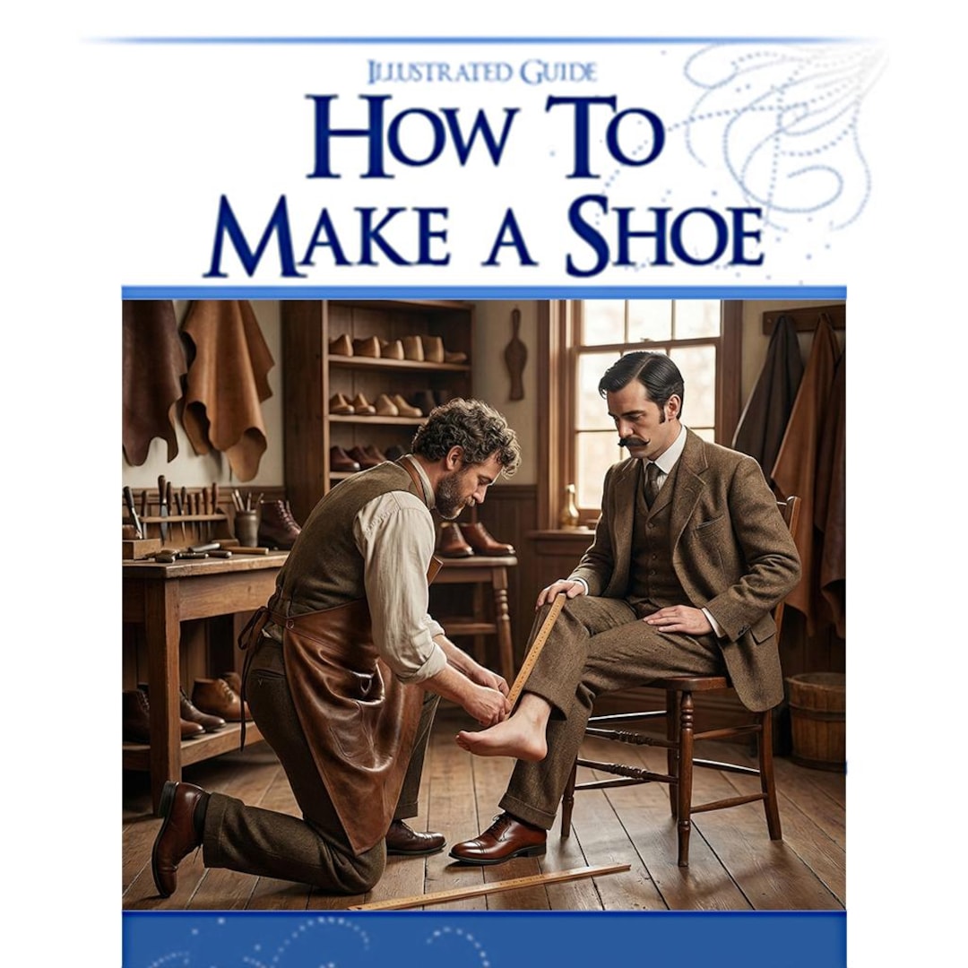 HOW to MAKE A SHOE Rare Illustrated Tutorial Guide 117 Pages Printable ...