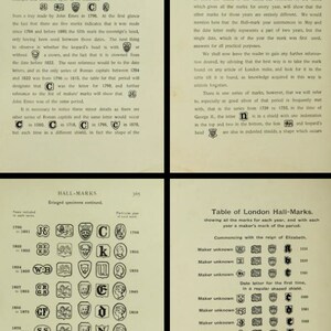 The History Makers and Marks of Old LONDON SILVER ~ RARE Reference ...