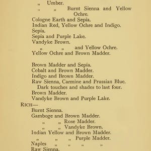 Old English Masters Watercolour Paint Recipes Manual Rare Old Paint ...