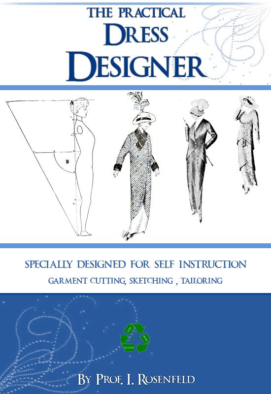 The PRACTICAL DRESS DESIGNER Illustrated Book ~ Downton Abbey Style Art ...