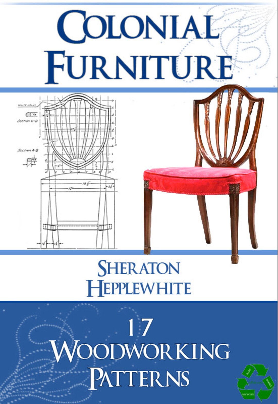 Colonial Furniture 17 Woodworking Patterns With Instructions SHERATON ...
