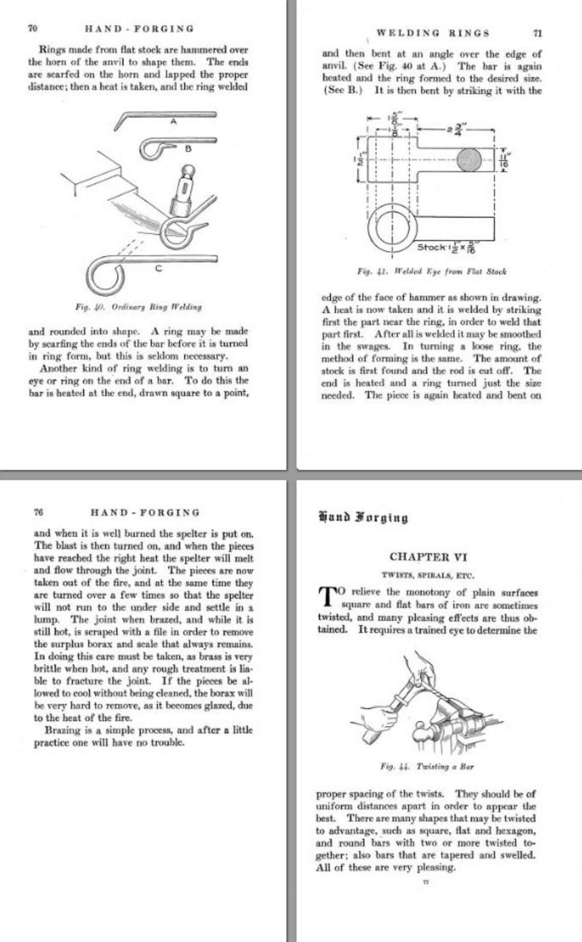 HANDFORGING Wrought Iron Ornamental Work 175 Pages Text Book - Etsy