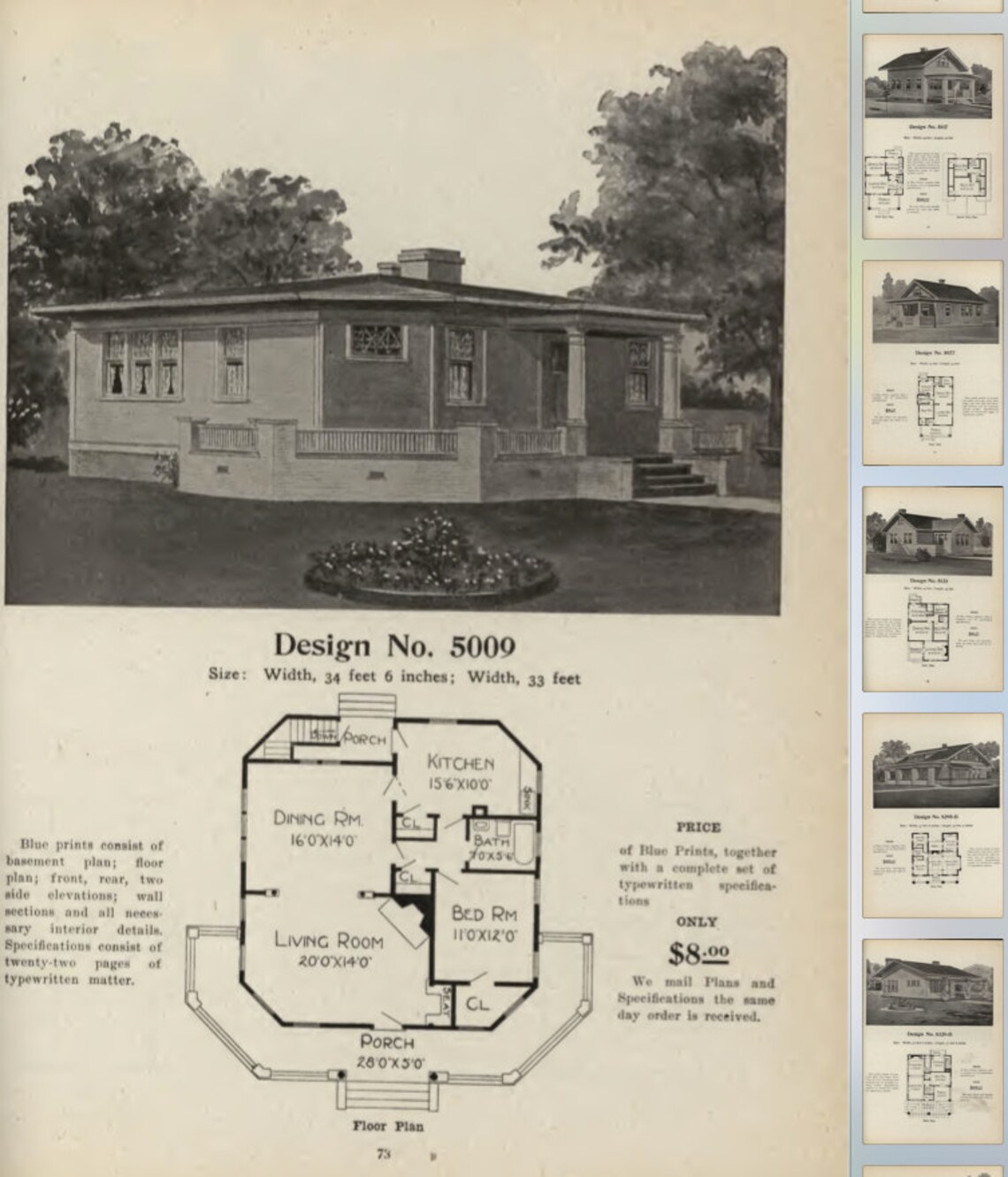 1908 Architecture Bungalow Homes A Unique Collection of 208 House ...