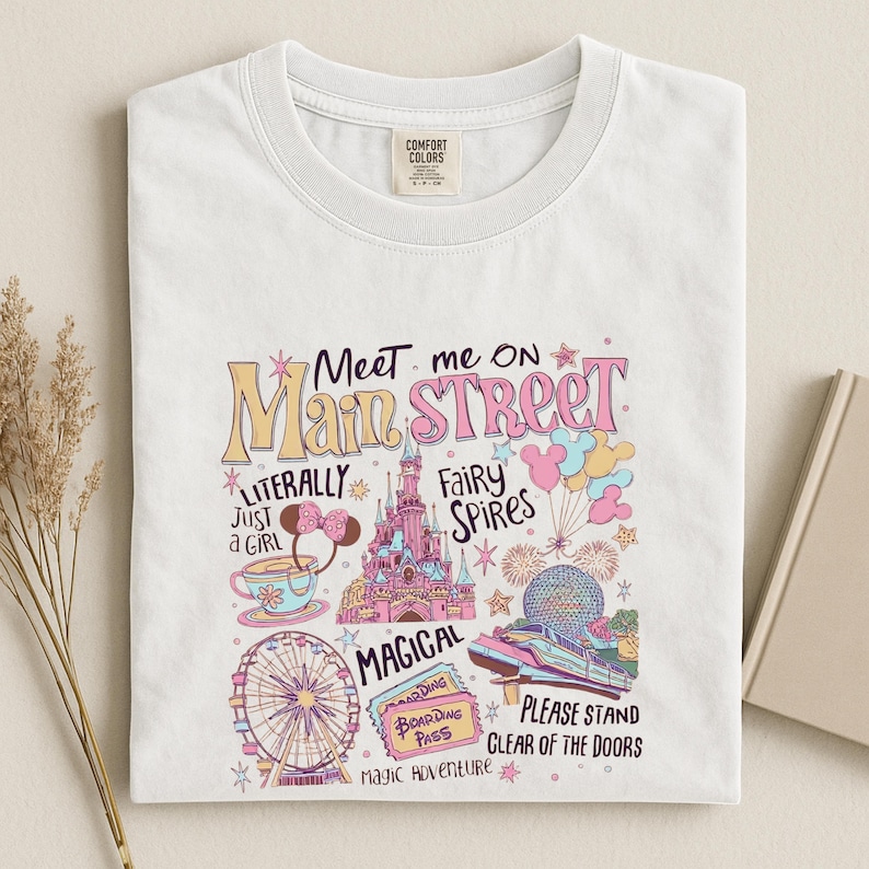 Mickey Minnie Meet Me on Main Street Shirt, Magic Kingdom Shirt, Main ...
