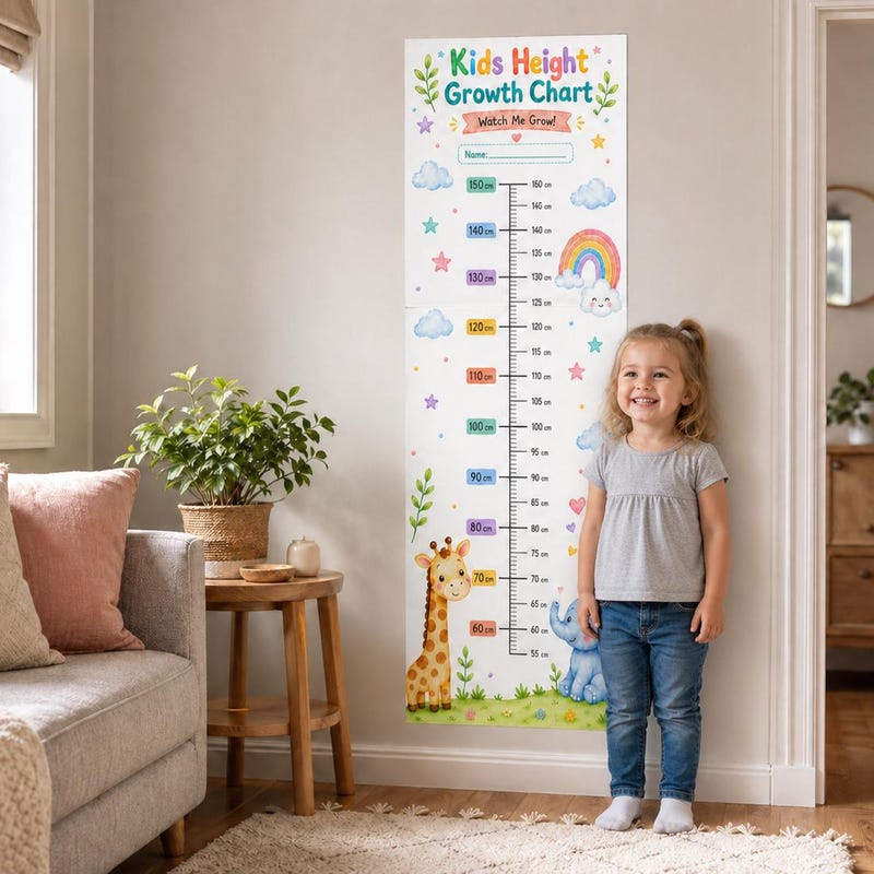 Kid Height Chart Printable - Etsy