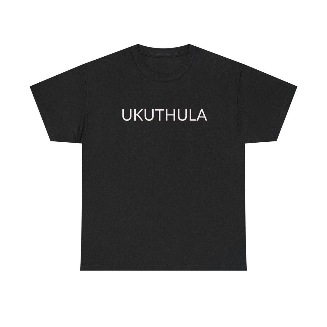 Ukuthula Tee I Center Chest Logo I Preorder Now I Peace & Calm Apparel ...