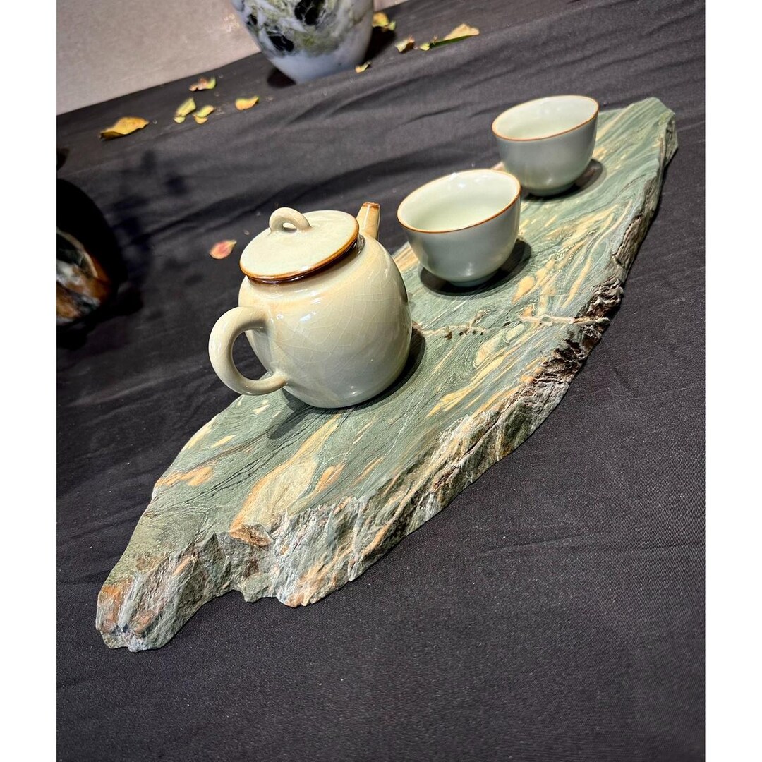 Natural Luxury Stone Tea Tray - Etsy