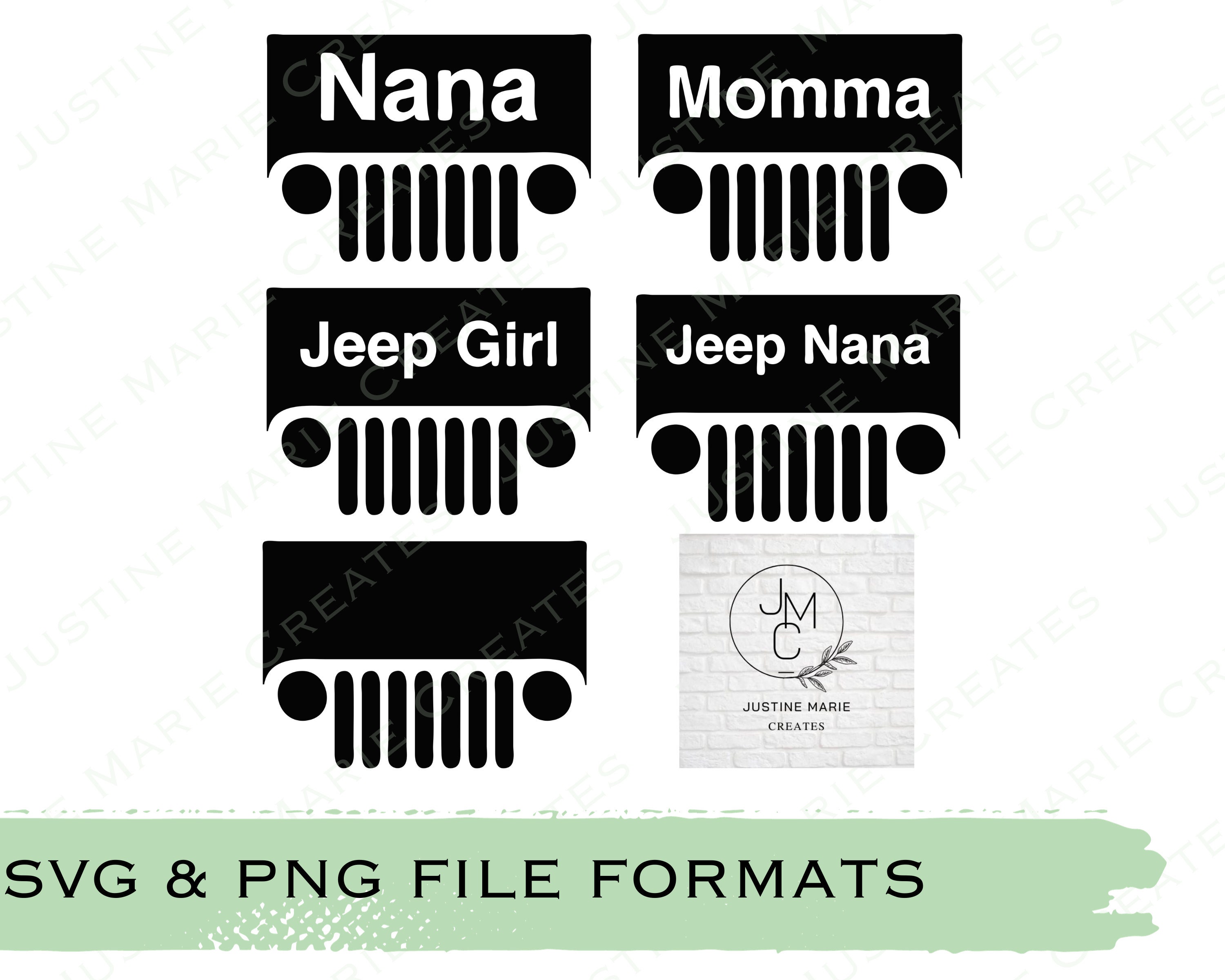 Jeep Grill Logo Vector