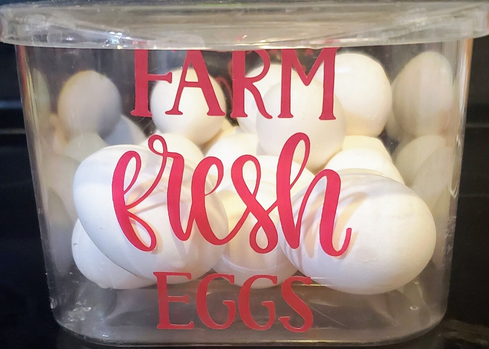 Farm Fresh Eggs SVG, Egg SVG, Egg Container Svg, Fridge Organizer Label ...