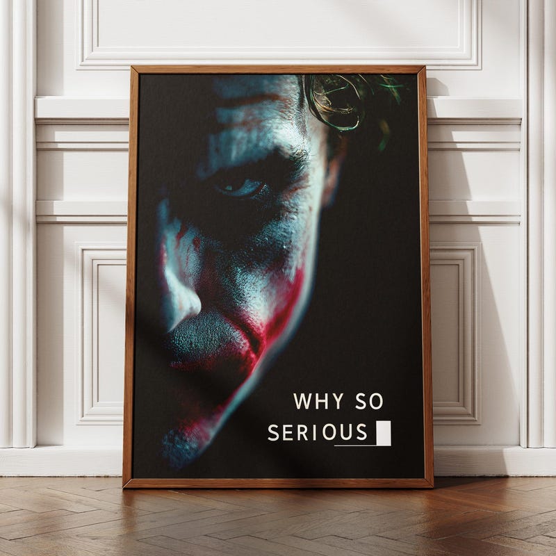 Why so Serious - Etsy