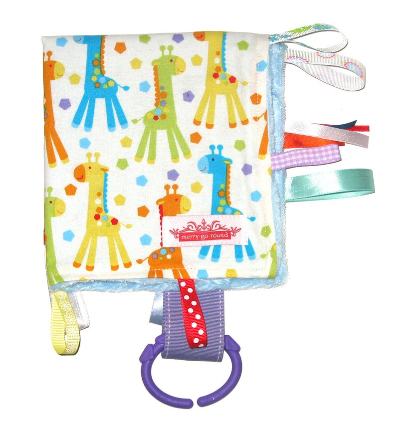 Taggy Snuggly Tags Toy Mini . CHOOSE ONE Owls Giraffes | Etsy