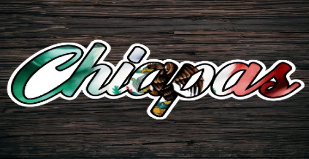 Chiapas Waterproof Mexican Sticker - Etsy