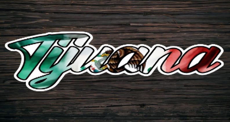 Tijuana Waterproof Mexican Sticker - Etsy