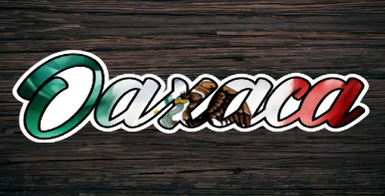 Oaxaca Waterproof Mexican Sticker - Etsy