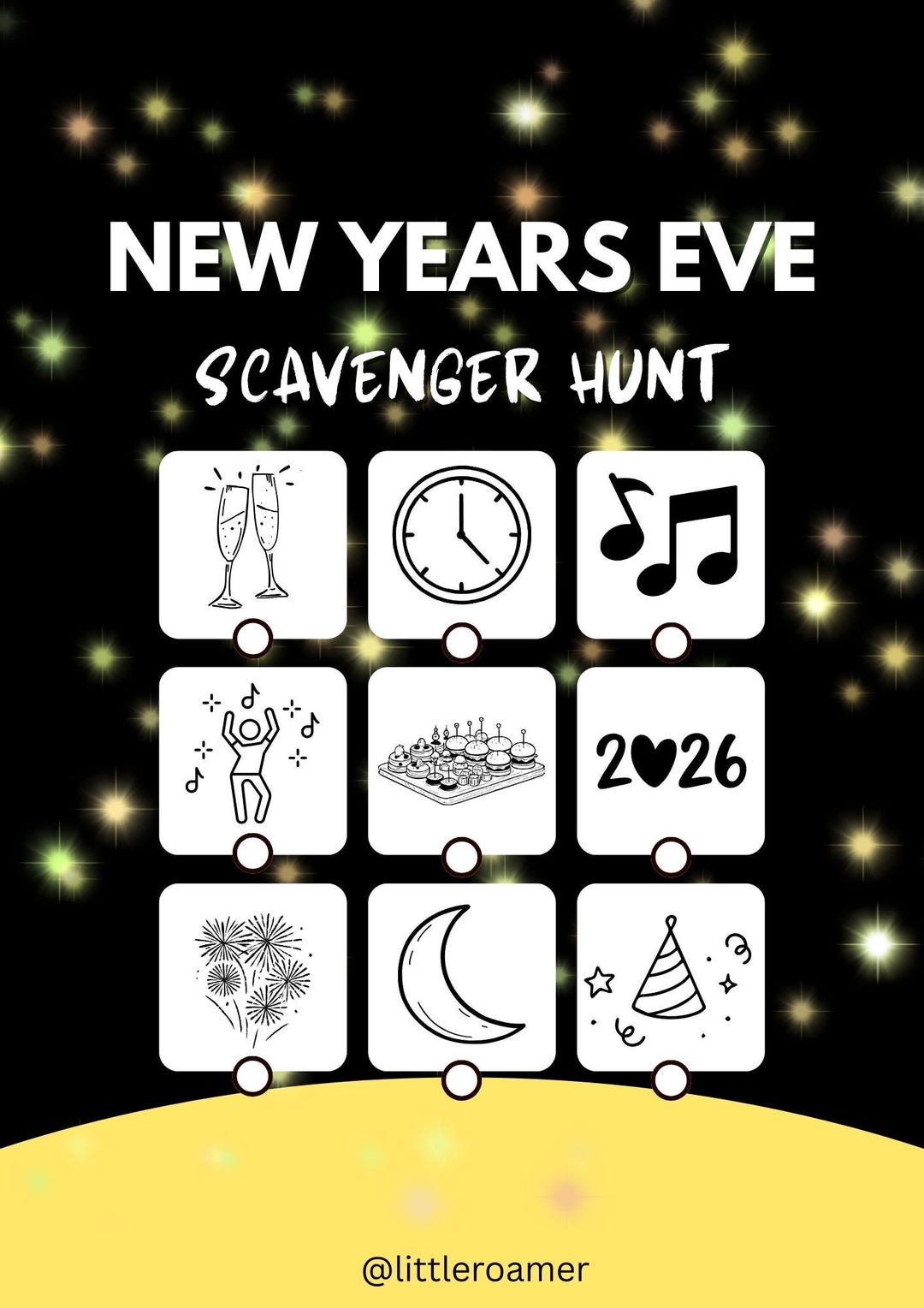 Toddler New Year Scavenger Hunt - Etsy