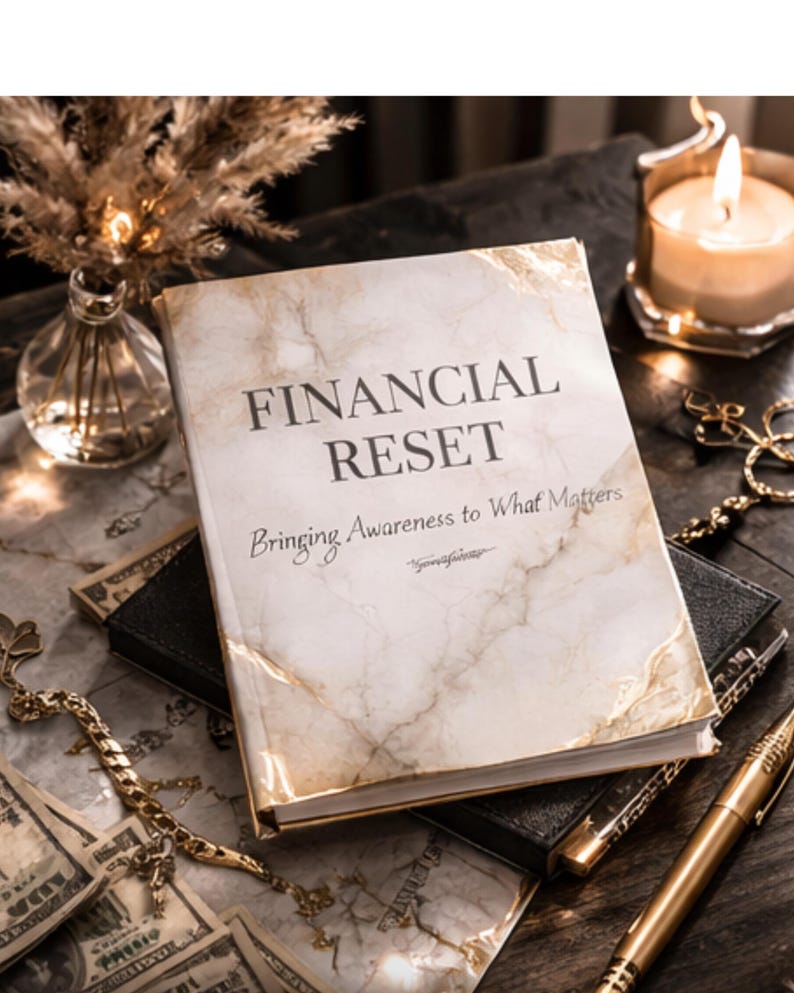 Financial Reset Journal Printable| Budget Planner & Debt Tracker PDF ...