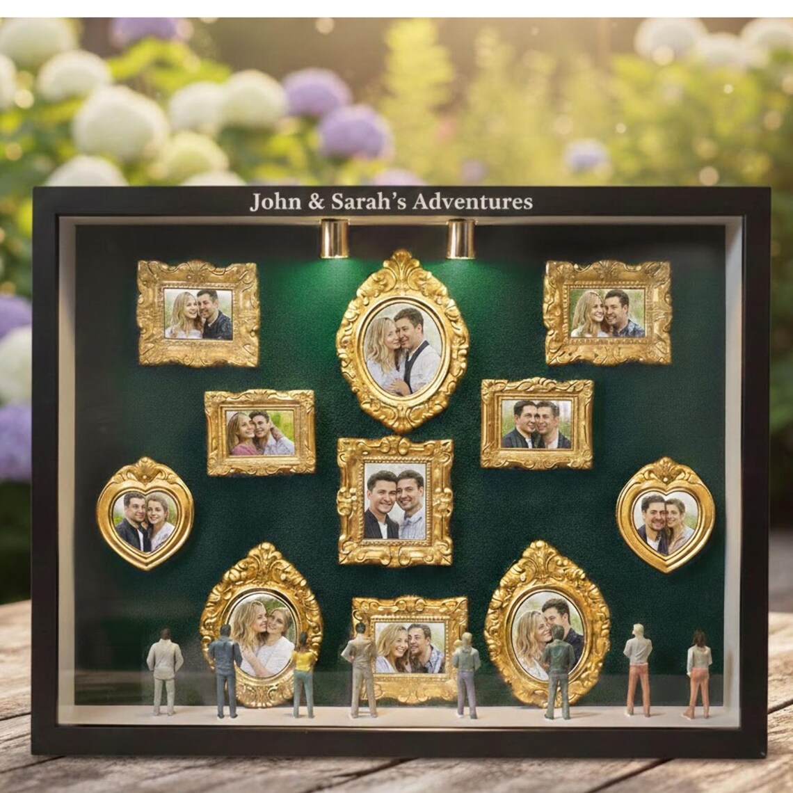 DIY Silhouette Memory Display Kit, Miniature Museum Frame With Custom ...