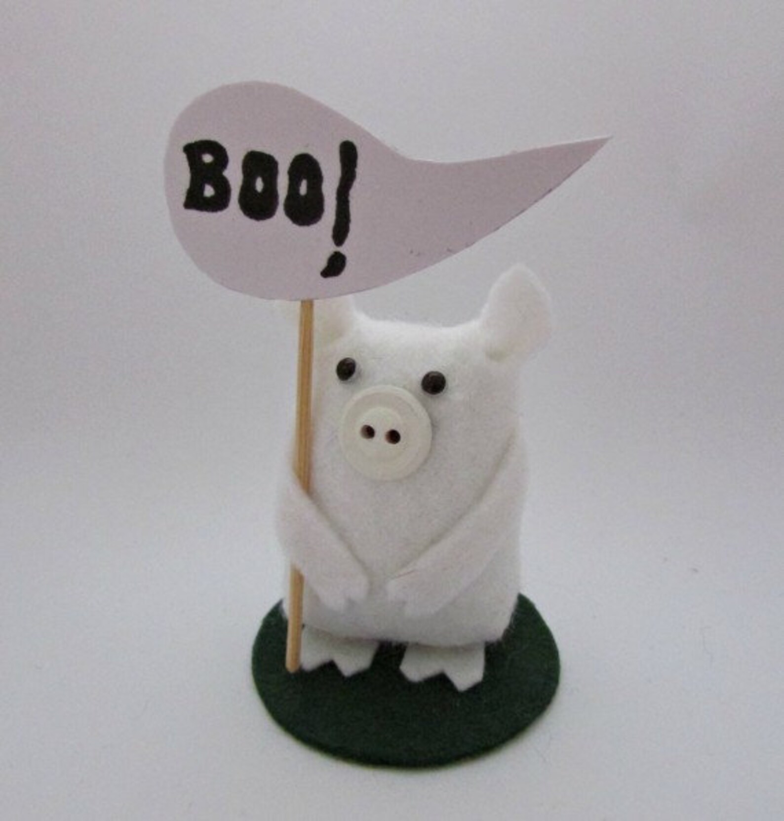 Granville the Ghost Pig Halloween Pig Spooky Pig | Etsy