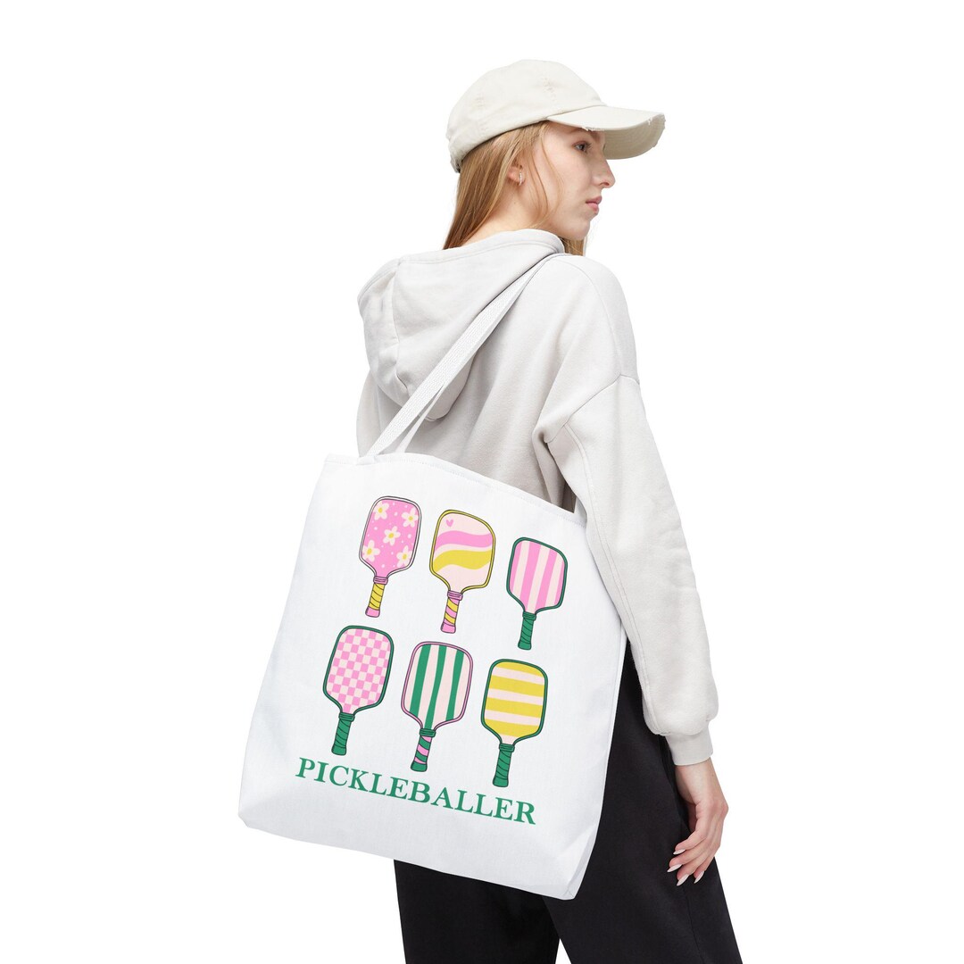 Pastel Pickleball Paddles Tote Bag | Pickleballer Design - Etsy