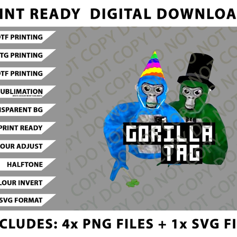 Gorilla Tag Merch - Etsy