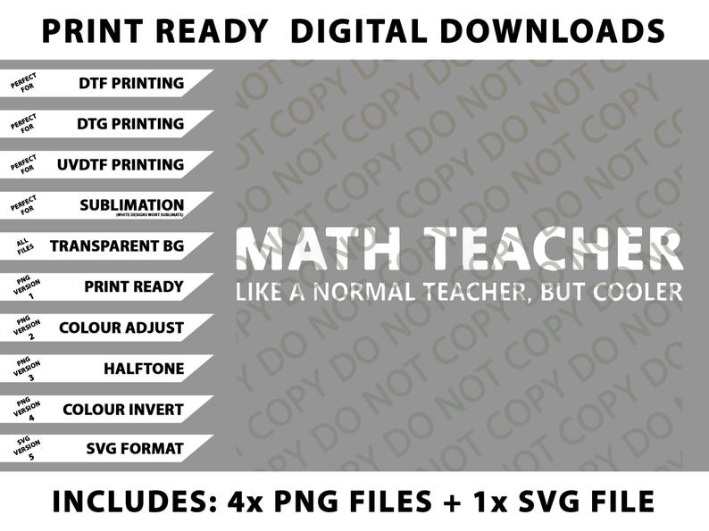 Math Teacher Mathematics Teacher Png Bundle, Digital Downloads - Etsy ...