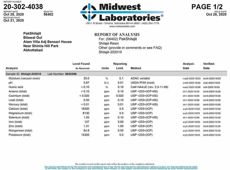 Pure 100% Gold Graded Himalayan Shilajit Resin, GOLD Shilajit, Soft ...