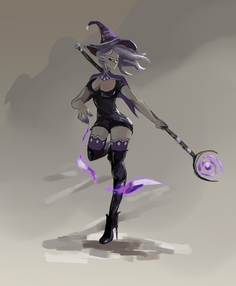 Custom Fantasy Art | DND Commission Character Design, OC Art ...