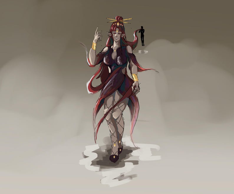 Custom Dungeons & Dragons Character Art, Fantasy RPG Portrait, DND ...