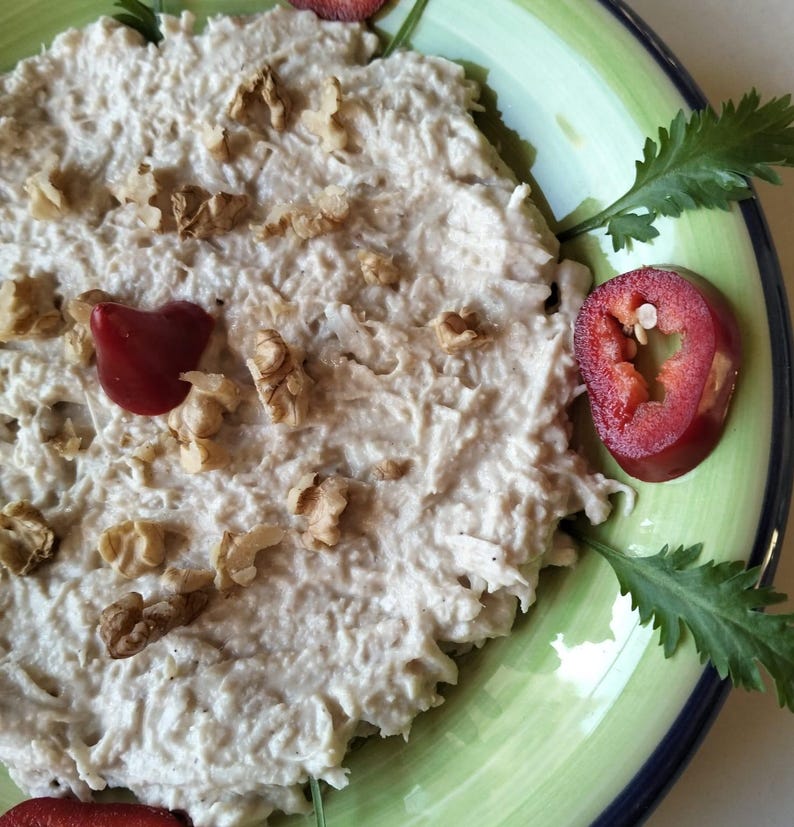 Chicken Tarator, Tahini Chicken Snack, Easy Recipe, Traditional ...