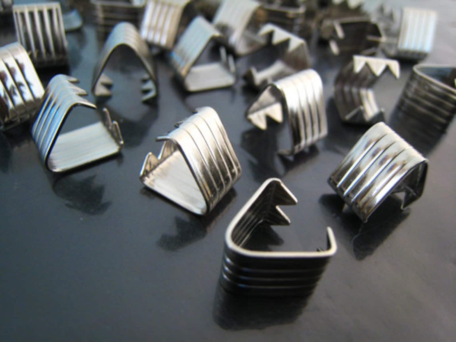 Metal Crimp Ends Without Loop - 10pcs Finding Silver Plated Adjustable ...