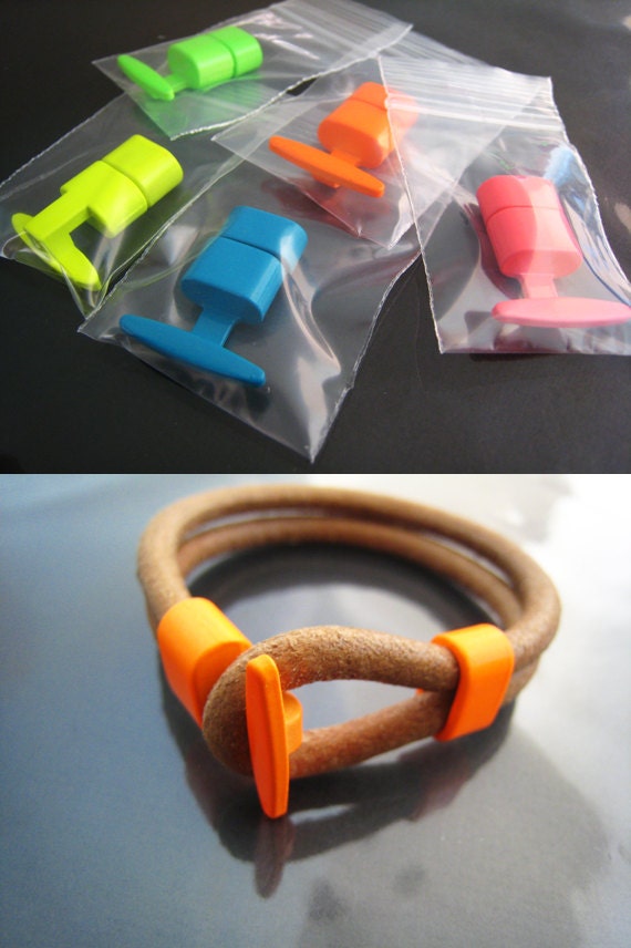 Finding 1 Set Neon Orange Metal T-bar Hook Loop Clasp Buckle | Etsy