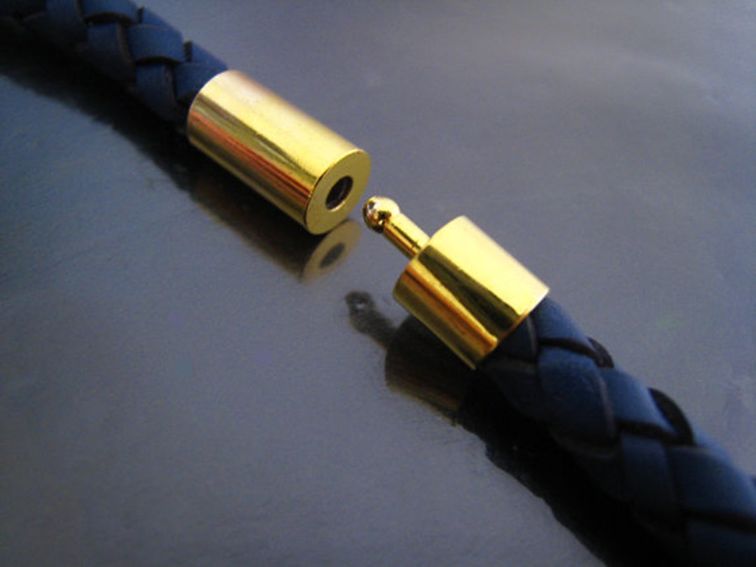 Finding - 2 Sets of Gold Open Round Buckle Ends Clasp Connector 20mm X ...