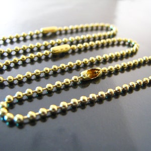 Finding 6 Pcs Gold Small Ball Chains Link With Connector for - Etsy