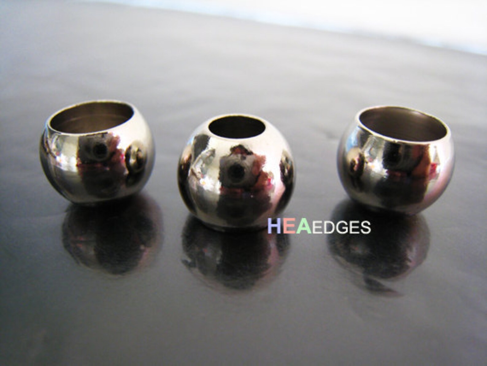 6pcs Silver End Cap 8.5mm and 5.5mm Finding Silver Round - Etsy