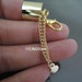 Finding 6 Pcs Gold Little Chain With Small Circle Charm for Jewelry ...