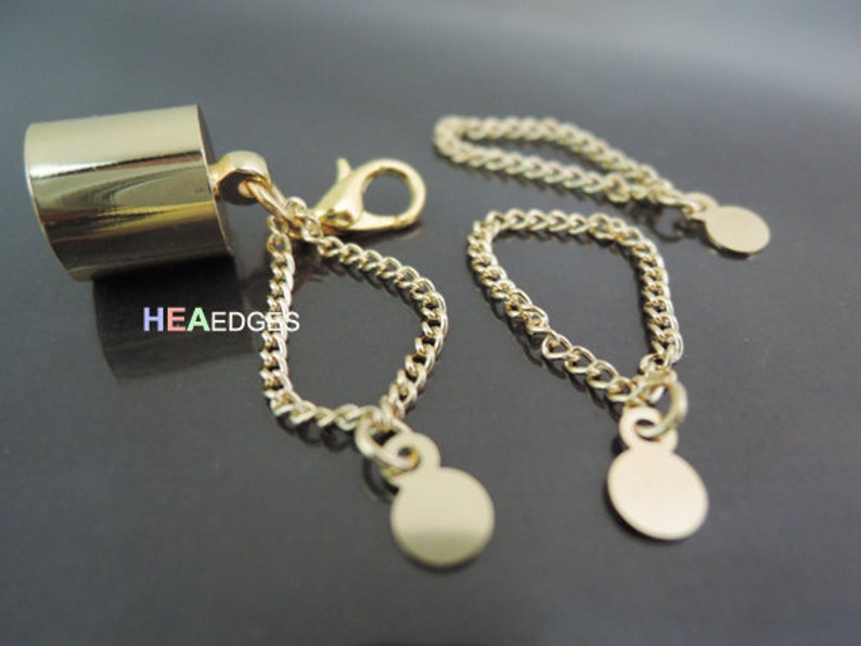 Finding 6 Pcs Gold Little Chain With Small Circle Charm for - Etsy